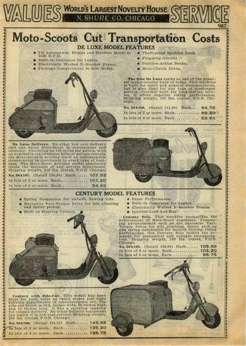 Oldtimer gallery. Motorcycles. Moto-Scoot.